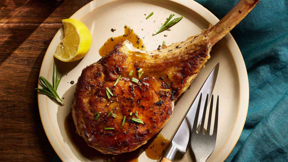 Pan-Seared Veal Loin Chops with Rosemary and Garlic | Joe's Butcher ...
